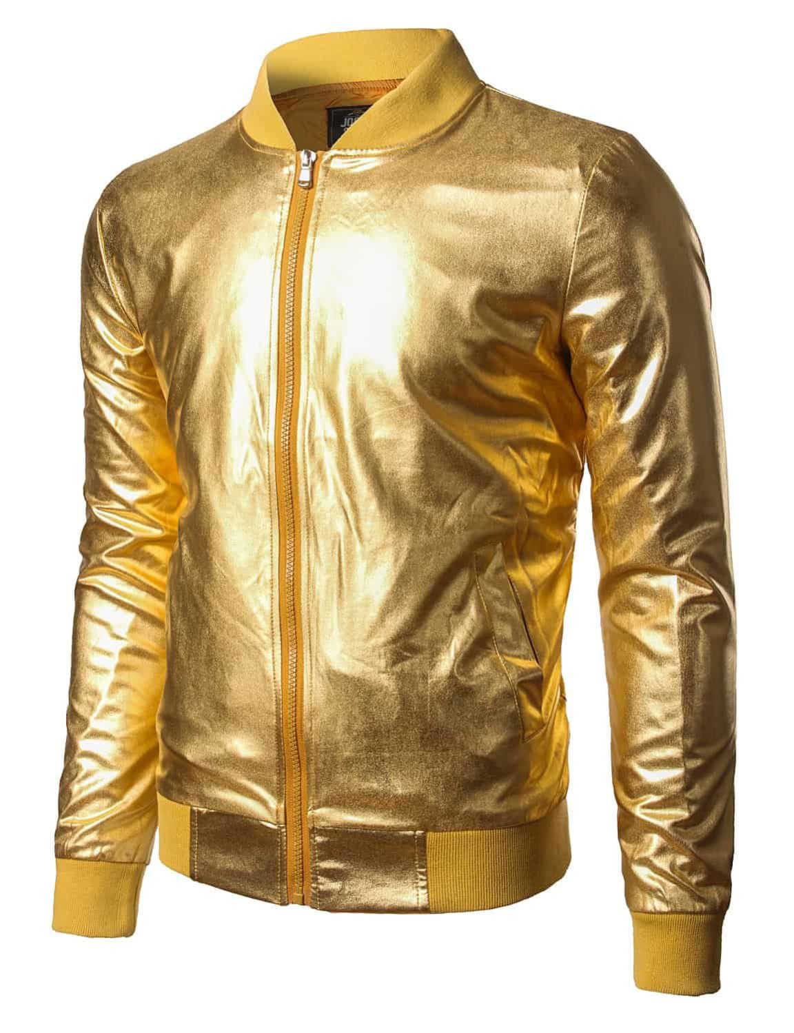 Metallic Glossy Jacket - Swag Vibe